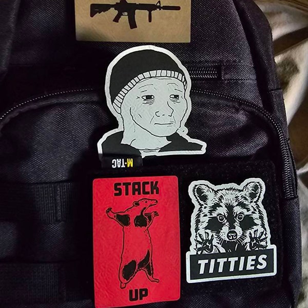 Doomer Wojack Meme Morale Patch: Tactical Hat, Range Bag - Etsy