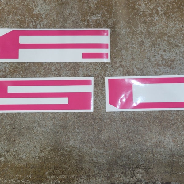 2018-2020 Ford F-150 Tailgate Letter F150 Vinyl Inserts Decals Stickers ...