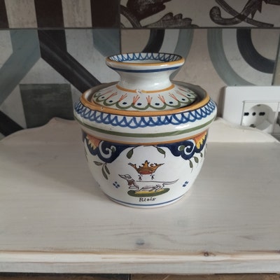 Pheasant Terrine/pot De Terrine Faisan, French, Vintage, Handcrafted ...