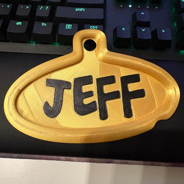 Marvel Rival Characters Logos Keychain, 3d Printed Keychain, Jeff, Iron ...
