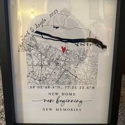 Moving Gift, Moving Away Gift, Going Away Gift, Home is Where the Heart ...