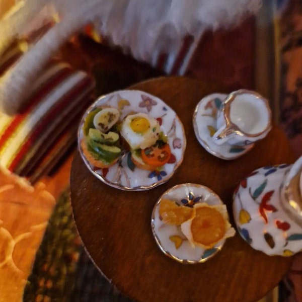Miniature Tangerine , Dollhouse Food, Food for Dollhouse, Mini Food ...