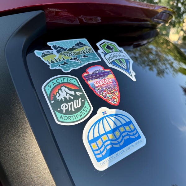 Mount Baker Sticker - Mt. Baker Decal - Etsy