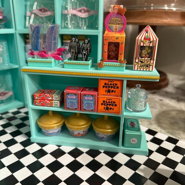 Miniature Candy Store Island Counter Shelves - Etsy