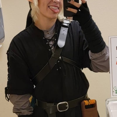 Leather Armor Dragon Scale Tassets and Cod Piece - Etsy