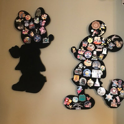 Mickey Mouse Pin Display Board. Showcase and Hold Your Pin Lot of 50 ...