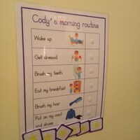 Personalised Morning Routine Chart, Bedtime Routine, Daily Routine, SEN ...