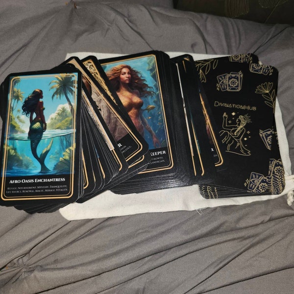 Cat Tarot Deck | Unique Cat-themed Tarot | Mystical Feline Oracle | 78 Hand-drawn Cards - Etsy