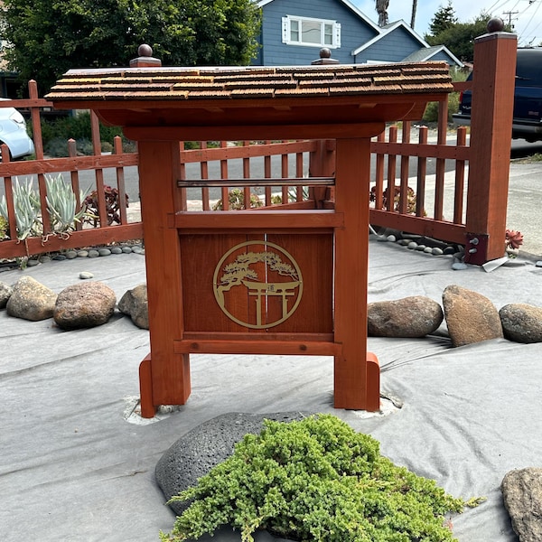 Japanese Metal Art,tori Gate Art Bonsai Tree Metal Wall Art Japanese ...