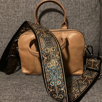 Embroidered Ribbon Crossbody Strap Vintage Style Woven Bag Strap Retro ...