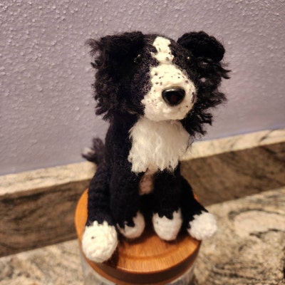 Crochet Pattern for Finnly, Realistic Crochet Border Collie Dog ...