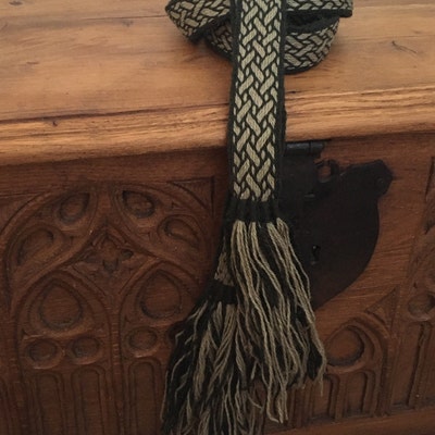 Tablet Woven Band Woolen Viking Trim Based on Archaeological - Etsy