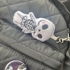 Skeleton Squishy Keychains Halloween Skull Mini Plush Keychain for ...