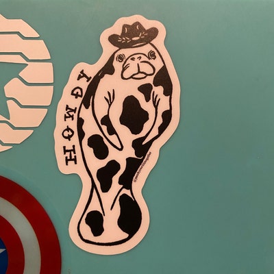 Howdy Partner VII Sticker Vinyl Sticker Sea Cowboy Laptop Sticker Decal ...