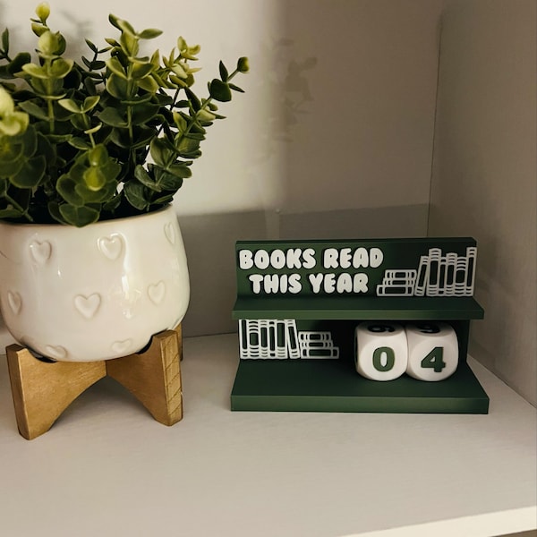 Reading Progress Display – Book Tracker Shelf Decor - Etsy