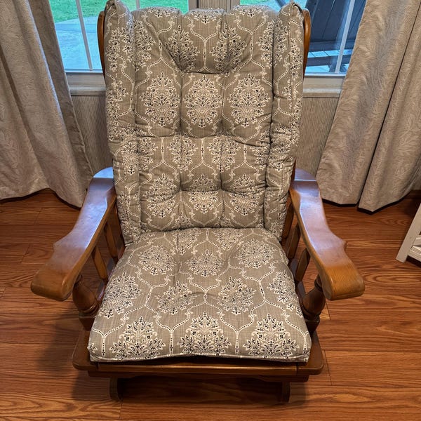 Wingback Rocker Replacement Cushions / Canadian Rocker Cushions ...