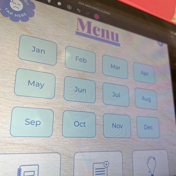 ADHD Digital Planner (made by an ADHDer) for iPad, Goodnotes + Android ...