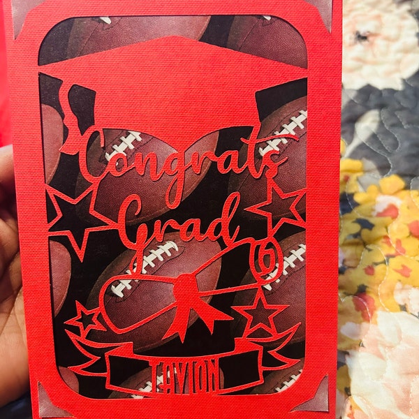 Personalized Graduation Card, SVG Cut File - Etsy