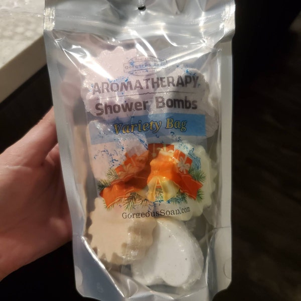 Aromatherapy Shower Bombs - Natural Handmade Shower Steamers, Shower ...