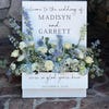 Personalized Flower Box Sign for Events, Baby Shower Welcome Sign ...