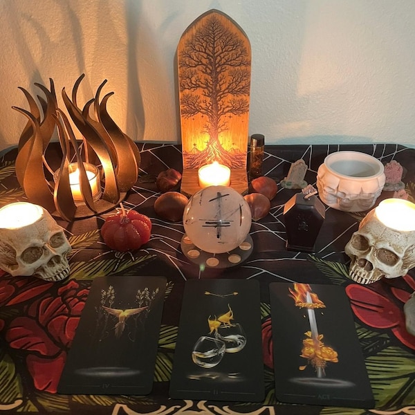 Yggdrasil, Tree of Life - Wall Candle Holder, Ritual Altar, Gift, Norse ...