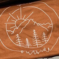 Get Outside Lettered SVG, Explore Svg, Explore Files for Cricut, Nature ...