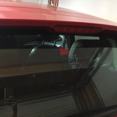 Little Mermaid Car Decal, Disney Car Decals, Little Mermaid, Dont Tail ...