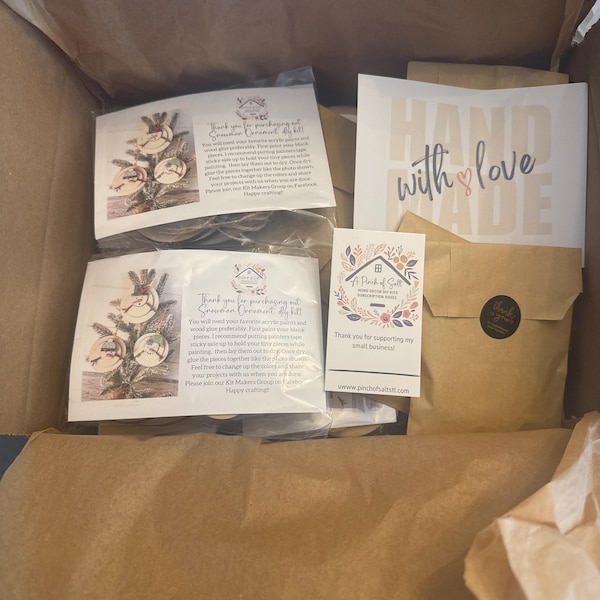 Craft Night DIY Kit | Spring Craft Project | Laser Cut Wood Blanks for ...