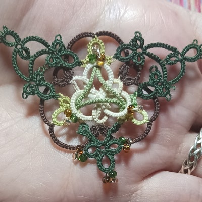 Tatting Pattern small Maple Leaf PDF Instant Download - Etsy