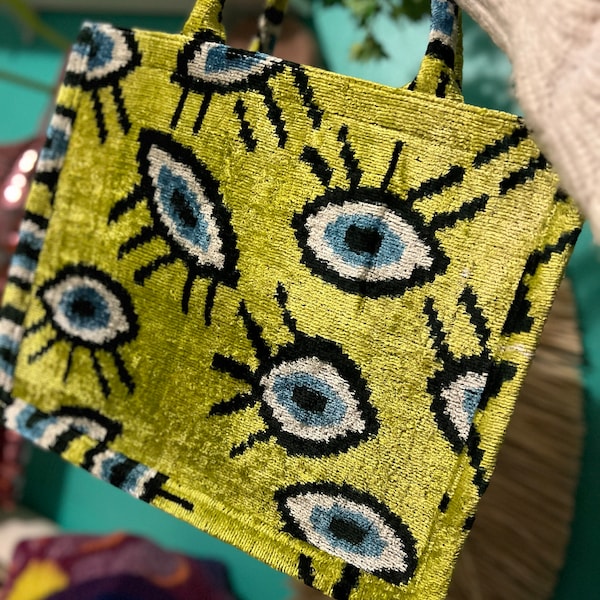 Ikat Green Pink Clutch Bag | Clutch Bag | Evening Bag | Ikat Bag | Silk ...