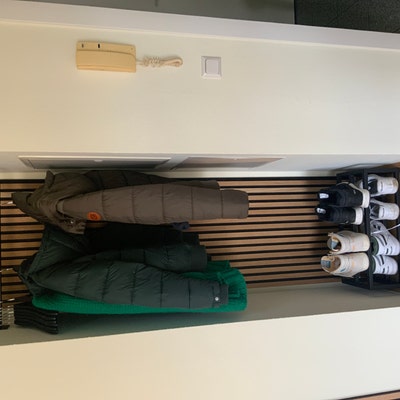 Entryway Metal Wall Mounted Shoe Storage Unique Open Floating Shelf ...