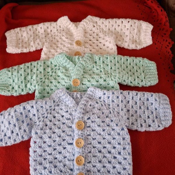 CROCHET PATTERN & VIDEO/ Mini Pop Cardigan Crochet Pattern / Easy Top ...