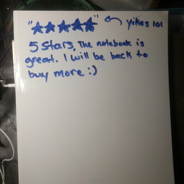 Kross Paper Slant-ruled Notebook - Etsy