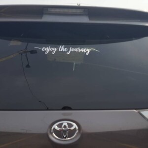 Enjoy the Journey Removable Vinyl Wall Decal Livingroom Decal ...