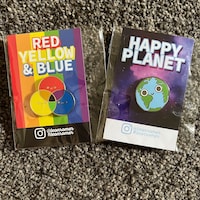 Enamel Pastel Baby Manta Pin - Etsy Canada