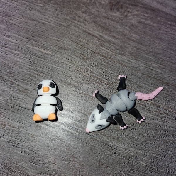 3D Printed Marine Animal Toy Bundle, Colorful Fidget and Sensory Aids ...