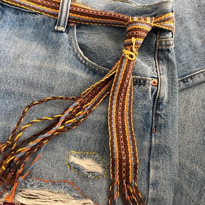 Inkle Weaving Letter Chart, How to Weave Letters on a Warp-faced Band ...