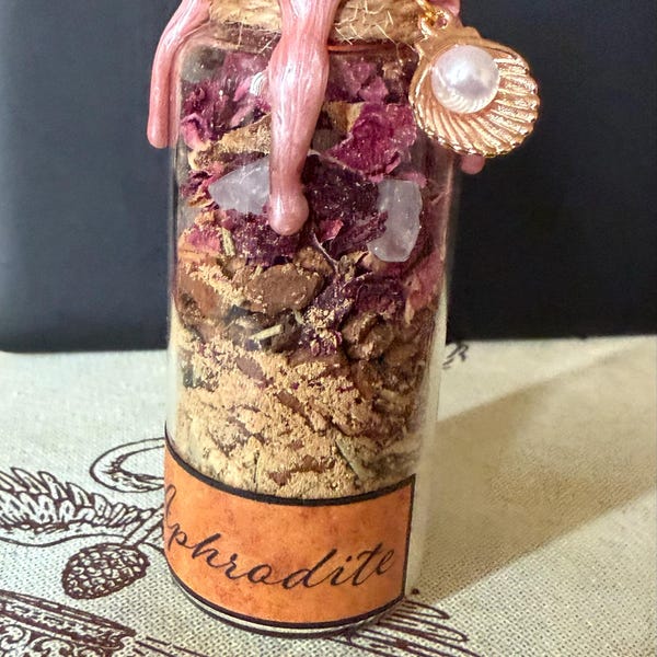 PERSEPHONE Spell Jar | Greek Goddess Spell Jar | Altar Magic Decor ...