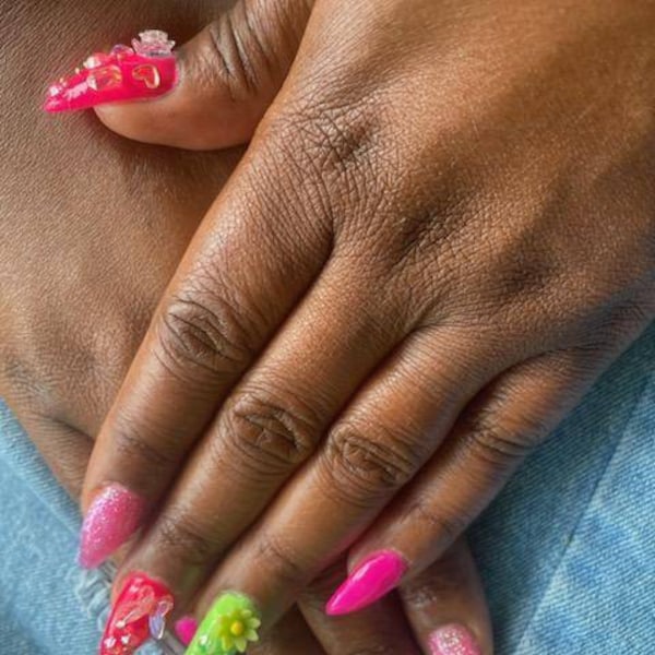 Electric Watermelon Bundle- Dip Powder, Dip Powder for Nails, Acrylic ...