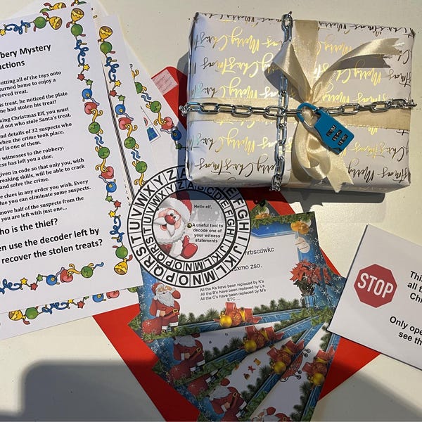 Murder Mystery Game for Kids - Instant Download - Etsy