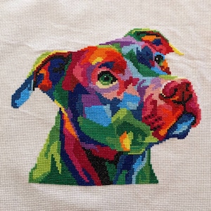 Colorful Beethoven Cross Stitch Pattern Abstract Composer Ludwig Van ...