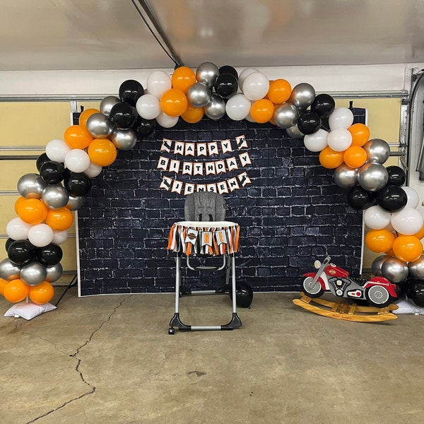 Motorcycle Birthday Banner, Rugged Party Decor - Etsy
