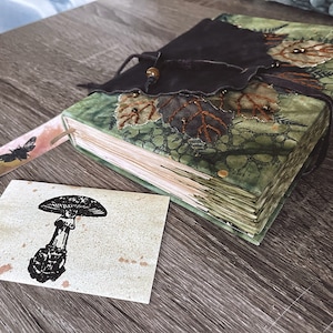 Botanical Forest Herb Journal, Junk Journal Handmade Book Kit 6x8 ...