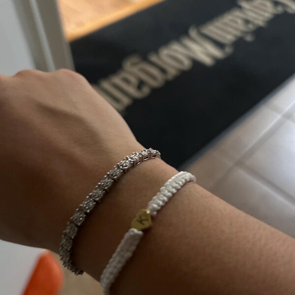 Custom Morse Code Bracelets for Couples and Friendships Hidden Message Bracelets Dainty Morse ...