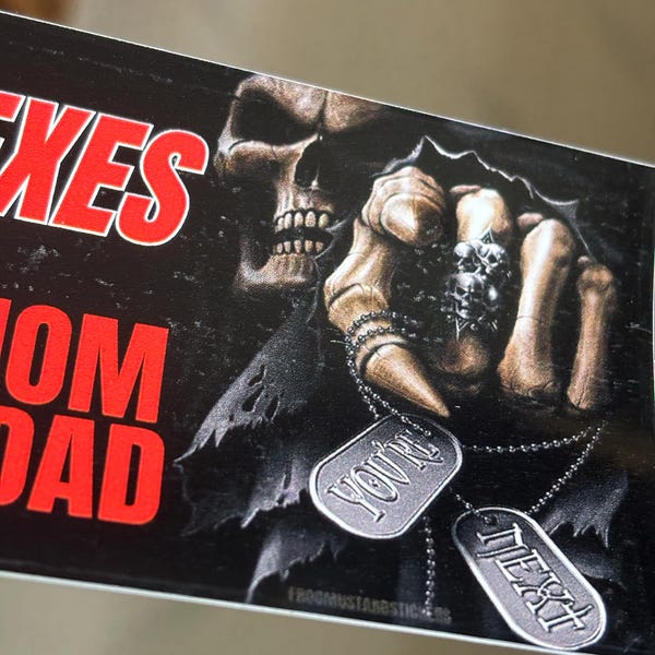 TRAF - Now Read It Backwards Bumper Sticker or Magnet | Funny Sticker ...