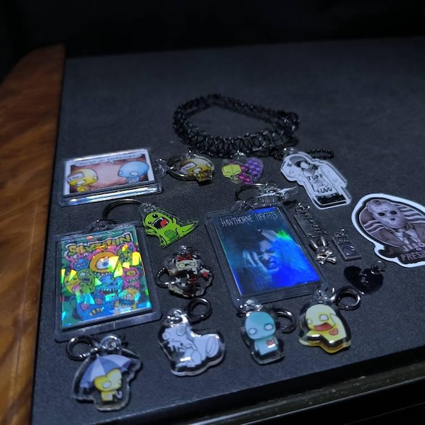 Restocked! Emo Necklace Tattoo Choker Early 2000s Jewelry Goth Charm - Etsy