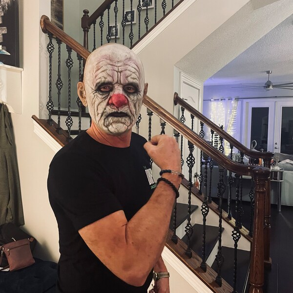 Old Man Hobo Clown Silicone Mask - Etsy