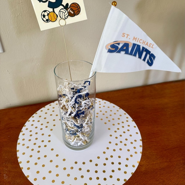 Lots of 5, 25, 100 or 200 Custom Pennants, Pennant Decor, Custom Flags ...