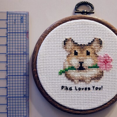 Pika Cross Stitch Pattern PDF Pika Embroidery (Instant Download) - Etsy
