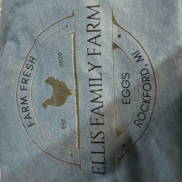 Custom Farm Tee Local Produce Dealer T-shirt Personalized Vegetable ...